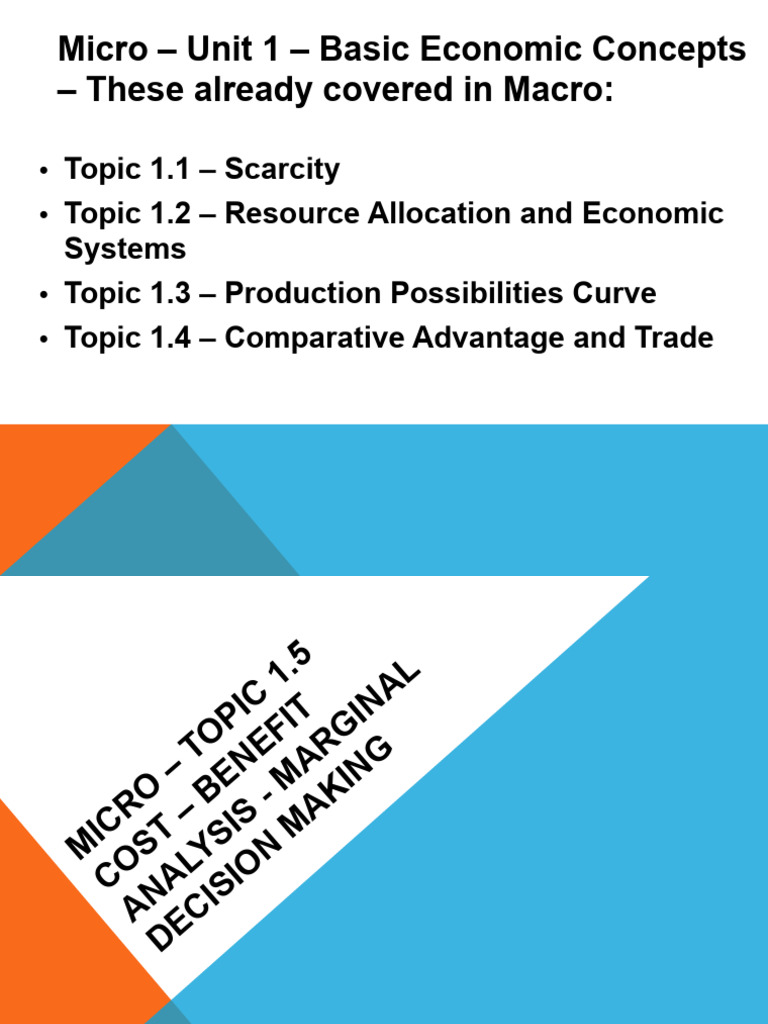 Cost-Benefit Analysis in Microeconomics | PDF | Utility | Microeconomics