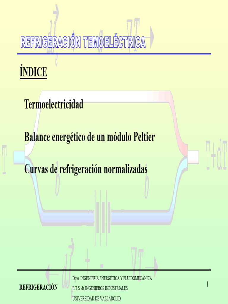 Termoelectricidad y Módulos Peltier | PDF | Cantidad | Fenomeno fisico