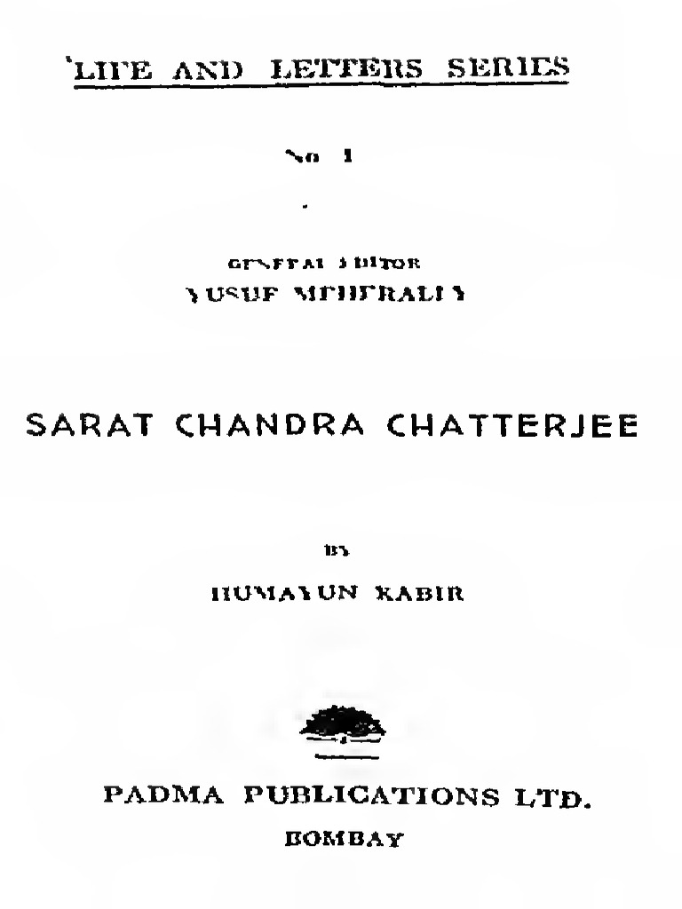 Sarat Chandra | PDF