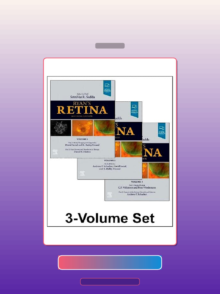 Test Bank for Ryans Retina 7th Edition Srinivs R Sadda Md | PDF | Science