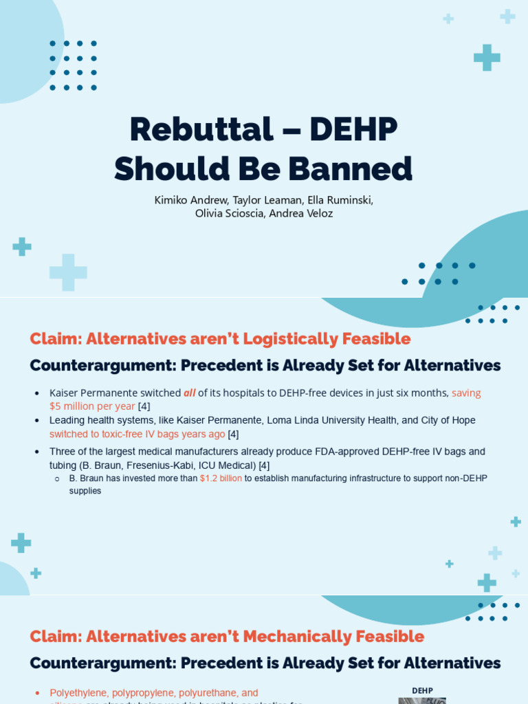 Rebuttal Slides | PDF | Medical Specialties