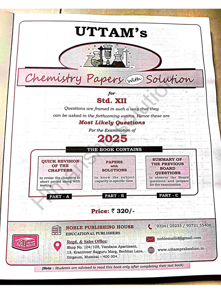 Quick Revision Chemistry - Unlocked | PDF