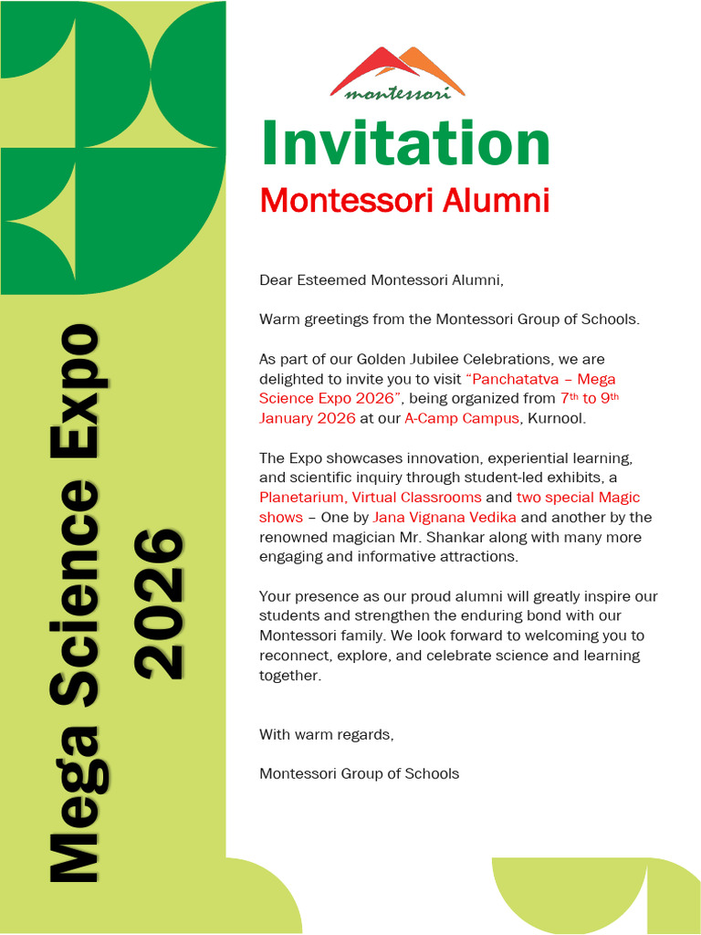 Invitation - Alumni | PDF
