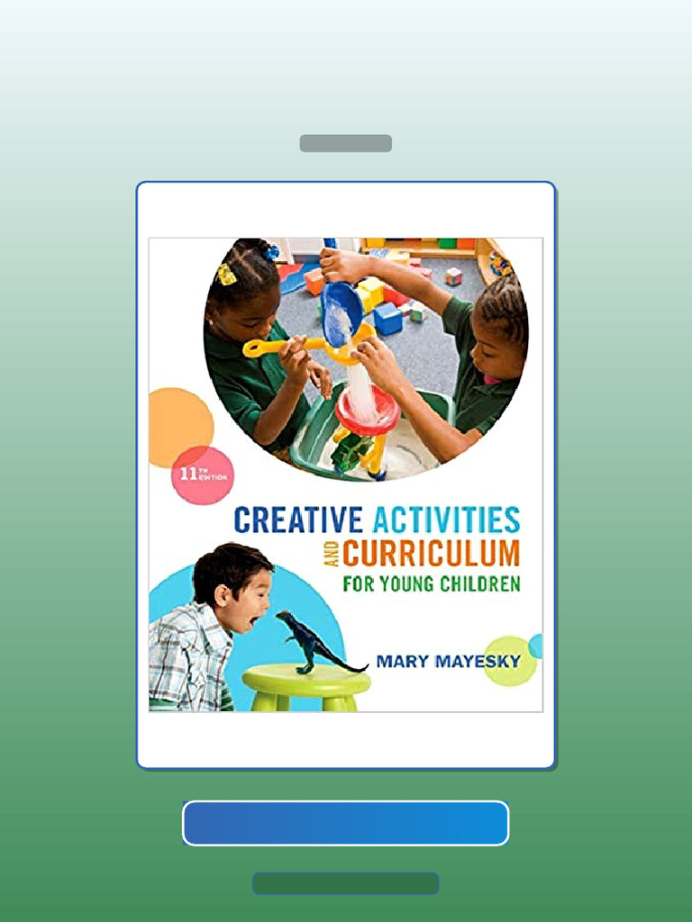 Test Bank for ETextbook PDF for Creative Activities and Curriculum for ...