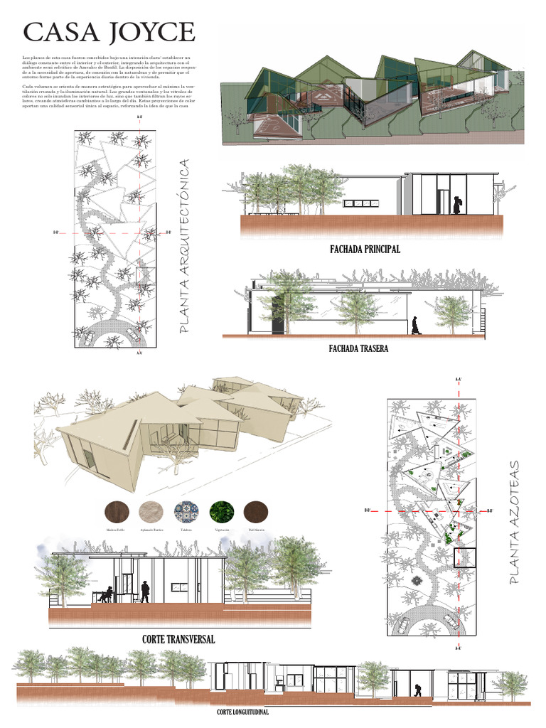 Planos de Casa Joyce en Amealco | PDF | Diseño arquitectonico ...