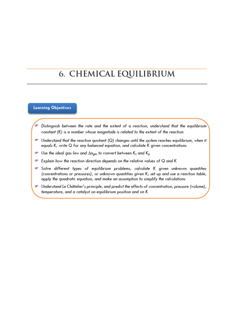 Understanding Chemical Equilibrium Concepts | PDF | Chemical ...
