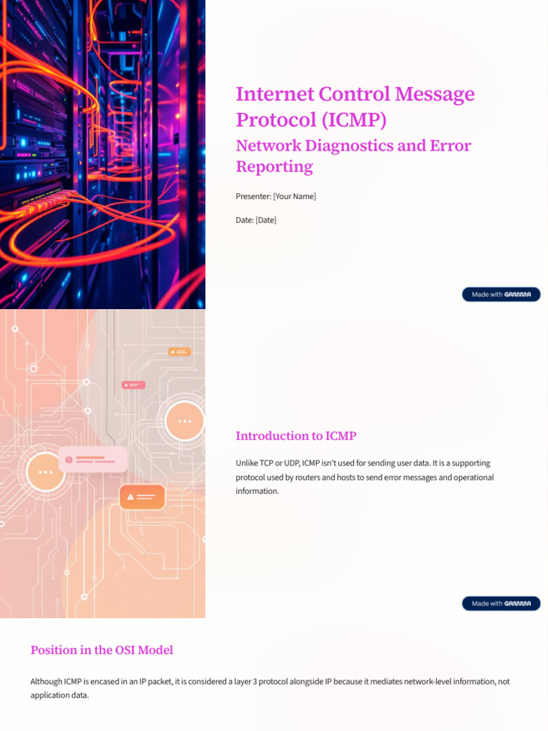 Understanding ICMP for Network Diagnostics | PDF | Internet Protocol ...