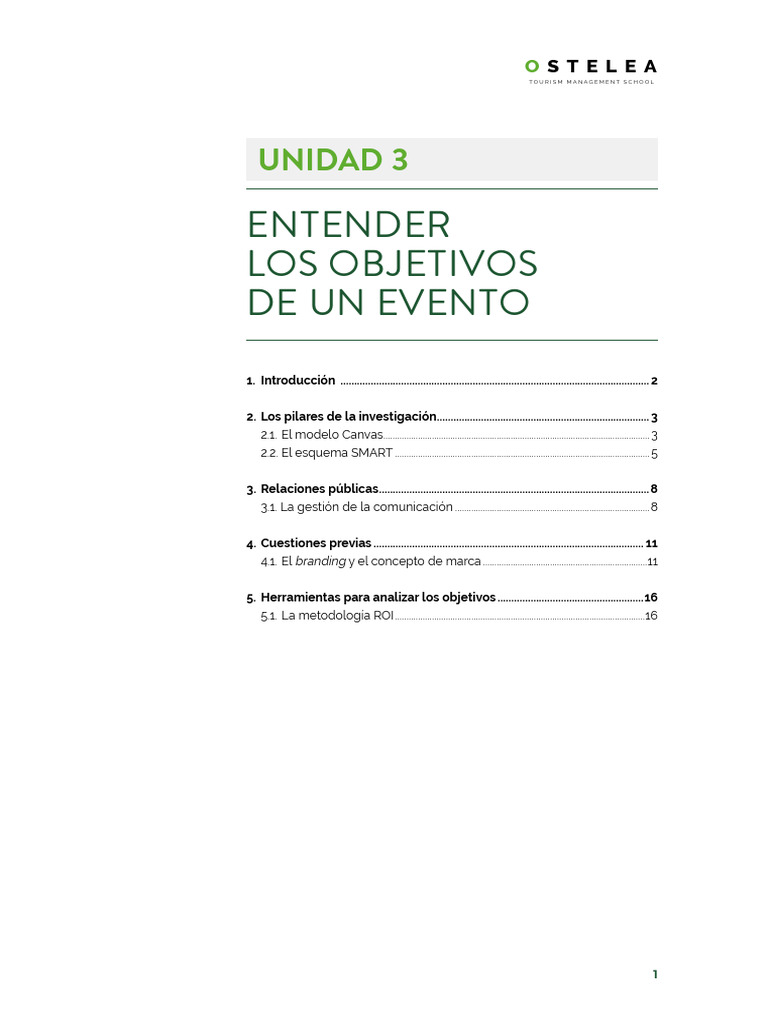 M1U3_Entender Los Objetivos de Un Evento_21031 | PDF | Marca | Gestión ...