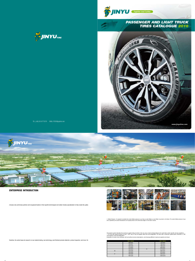 JINYU-PCR-CATALOG-1603 | PDF | Tire | Transportation Engineering