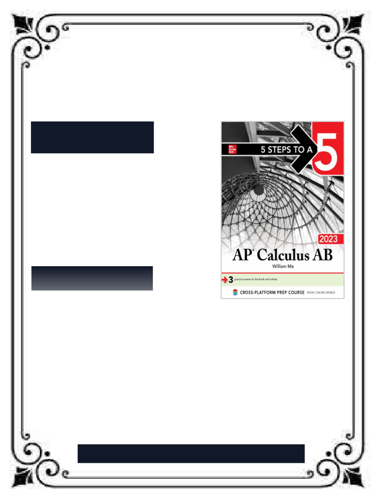 5 Steps to a 5: AP Calculus AB 2023 1st Edition William Ma eBook long ...