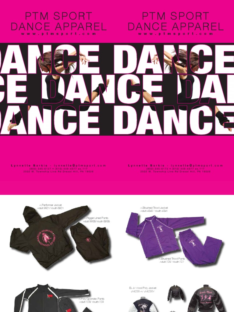 PTM Sport Dance Apparel PTM Sport Dance Apparel | PDF | Sweater ...