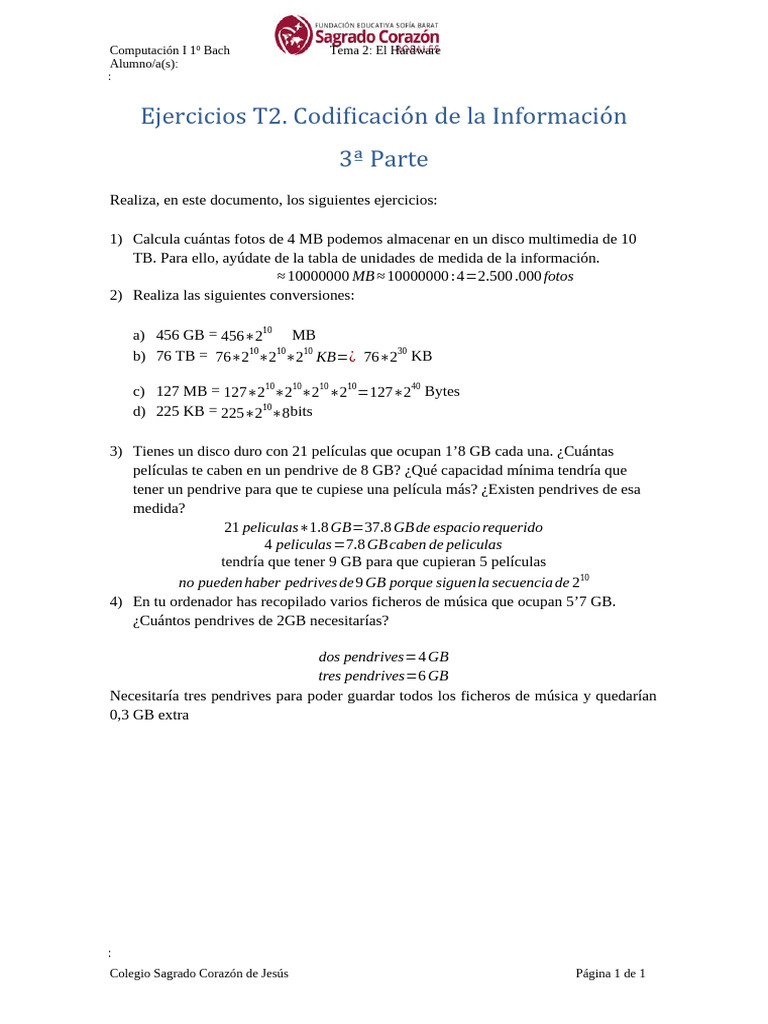 05.5 T2. Cod de La Infor. Ej 3 | PDF