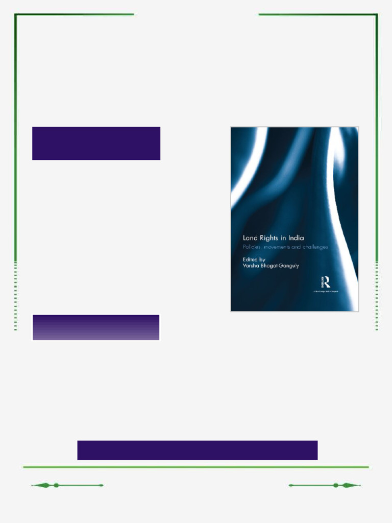 Land Rights in India Policies movements and challenges 印度的土地权 1st ...