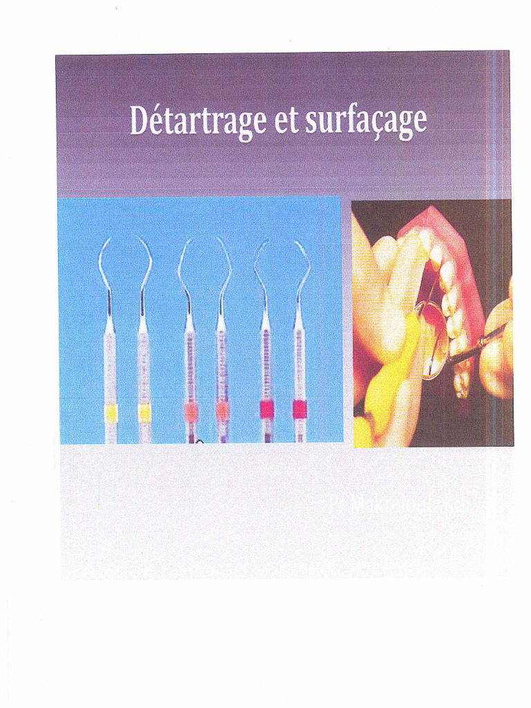 15) Détartrage Et Surfaçage Radiculaire | PDF