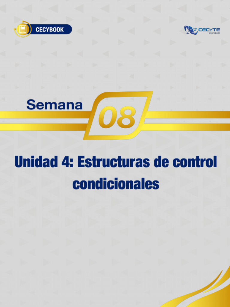 Estructuras de control condicionales | PDF | Python (lenguaje de programación) | Programa de ...