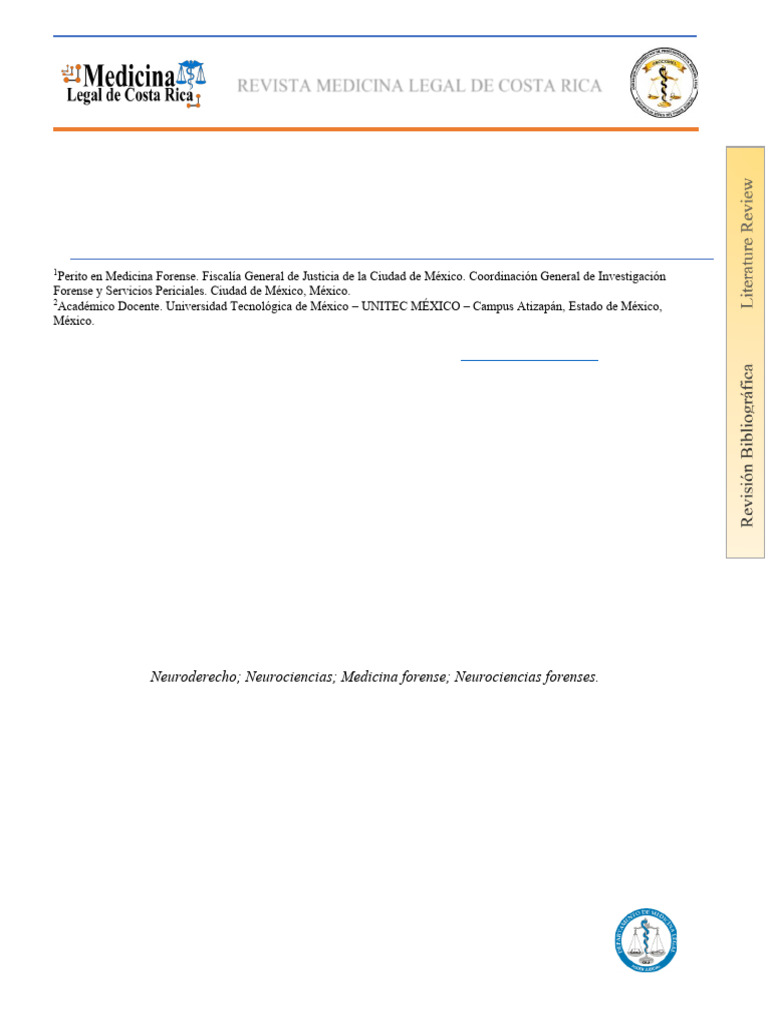 Neurociencias Forenses Nuevo Paradigma | PDF | Amígdala | Las emociones