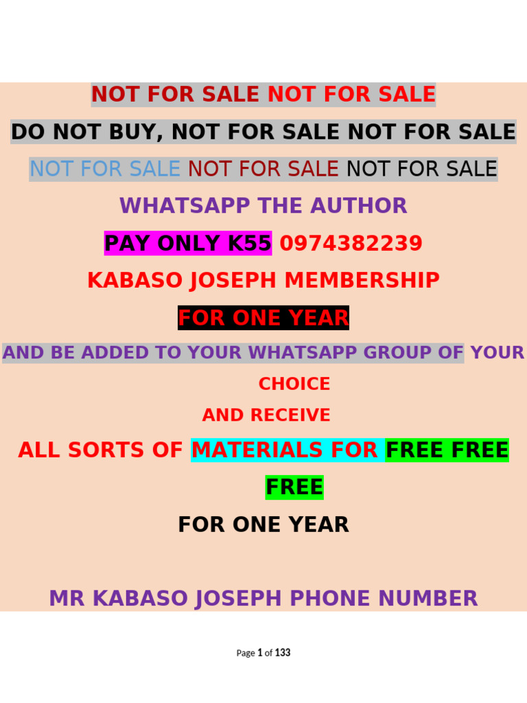 Grade 4 Cbc English Lesson Plan Call Mr Kabaso Joseph on 0974382239 ...