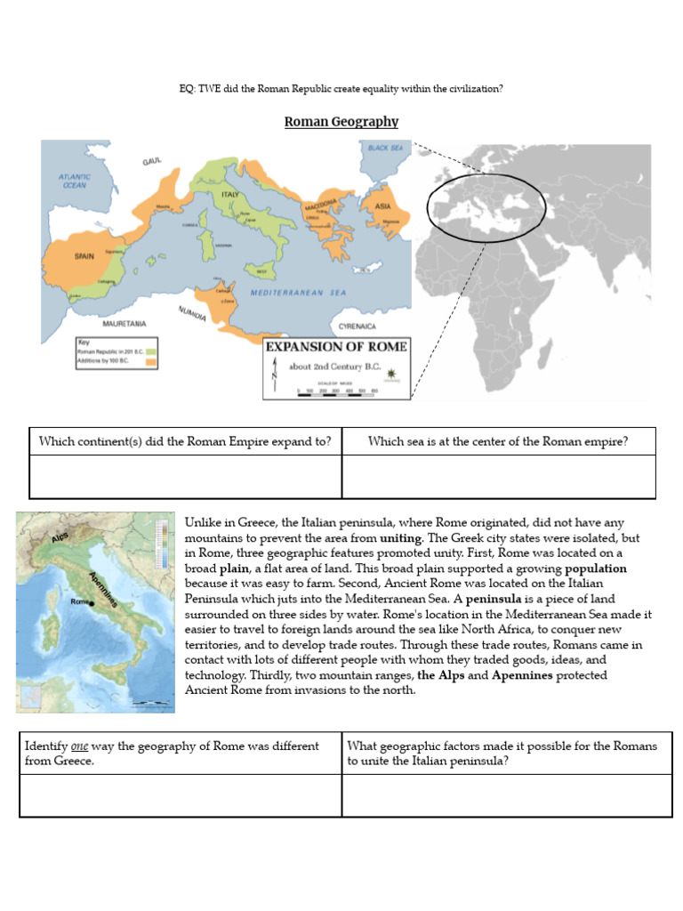 Roman Republic: Equality and Society | PDF | Ancient Rome | Roman Republic