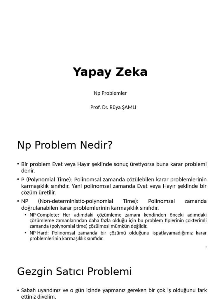 9- Np Problemler | PDF