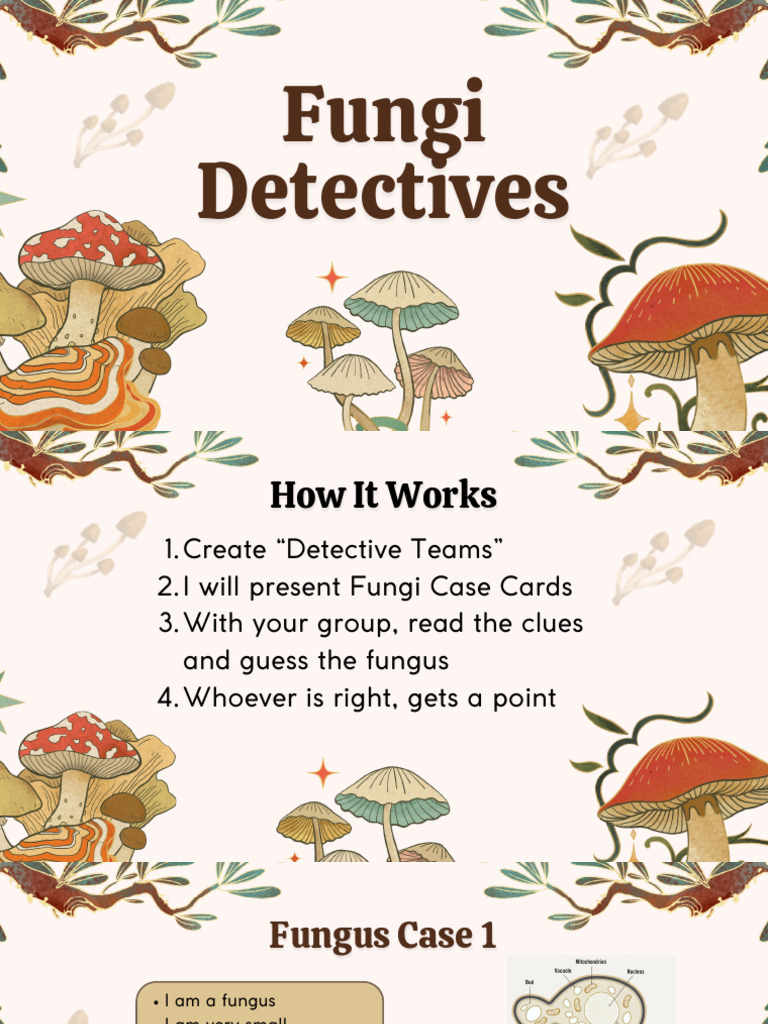 Fungi Detective Game Instructions | PDF
