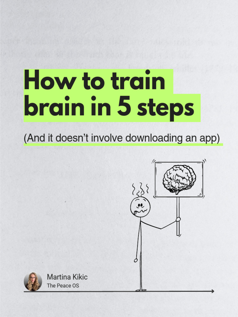 How to Train Brain in 5 Steps | PDF