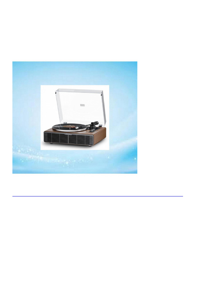 0097 Vinyl Record Player Turntable Bluetooth HiFi With Integrated ...