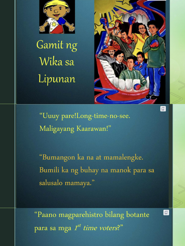 KPWKP Gamit Ng Wika Sa Lipunan Week 4 | PDF