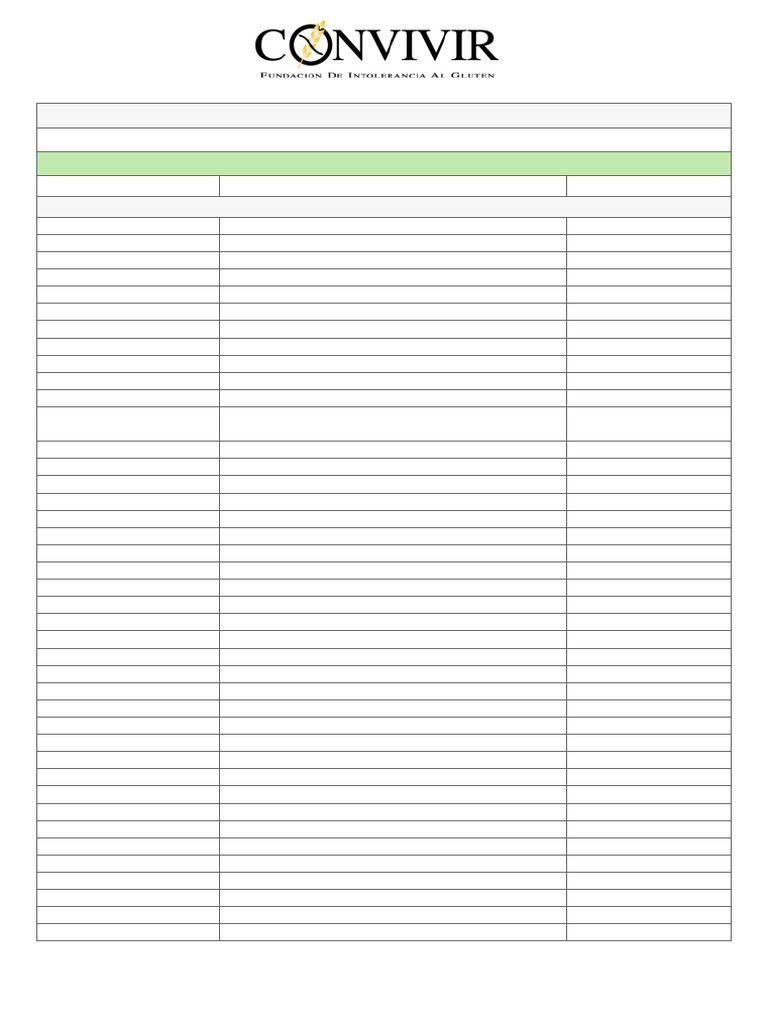 LISTADO_ALIMENTOS | PDF | Panes | Chocolate