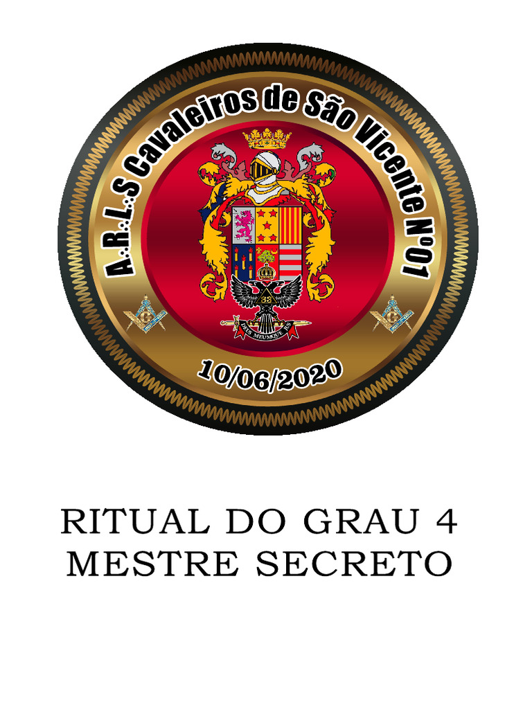 Maçonaria - Ritual do Grau 4 | PDF