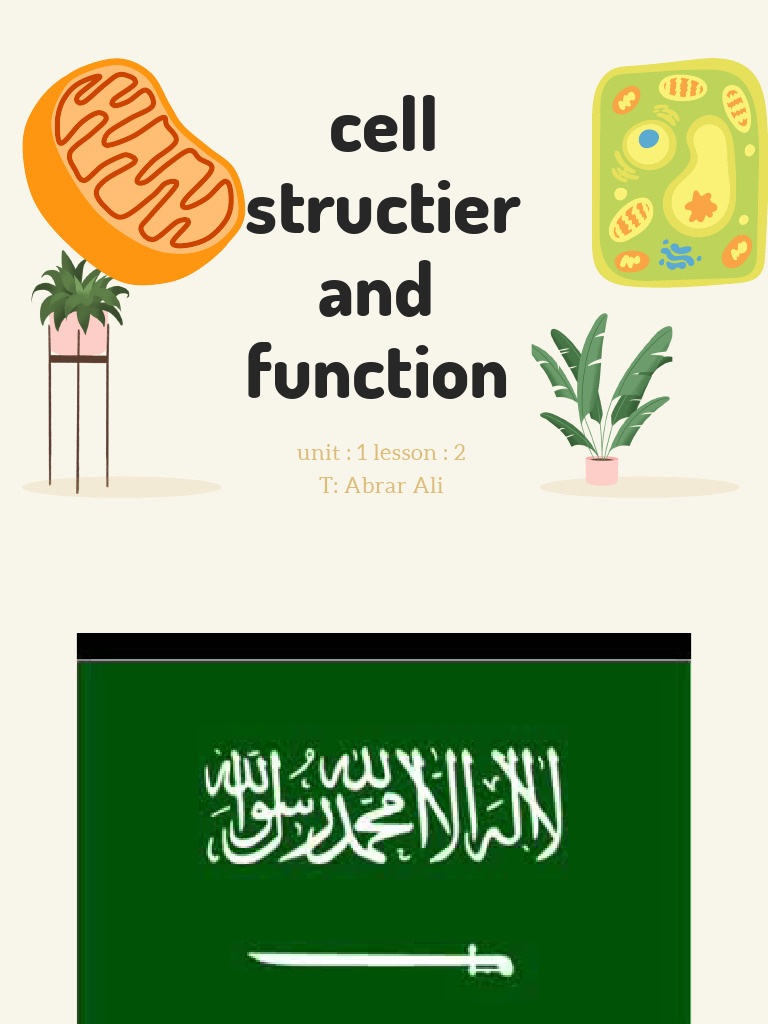 Cell structure and function | PDF