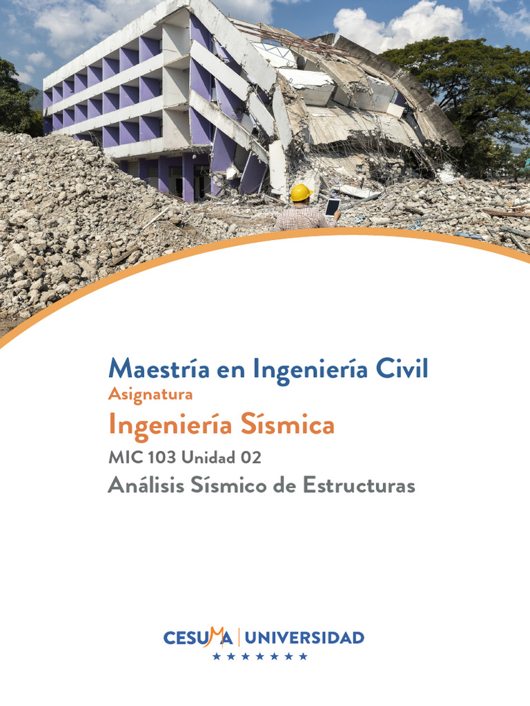 2. Análisis Sísmico de Estructuras | PDF | Ingeniería Sísmica | Temblores