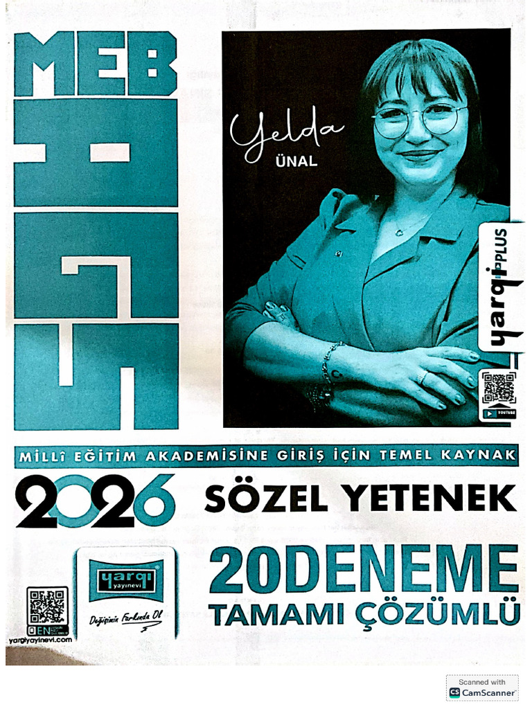Yelda Ünal 20 Deneme Sözel Yetenek | PDF