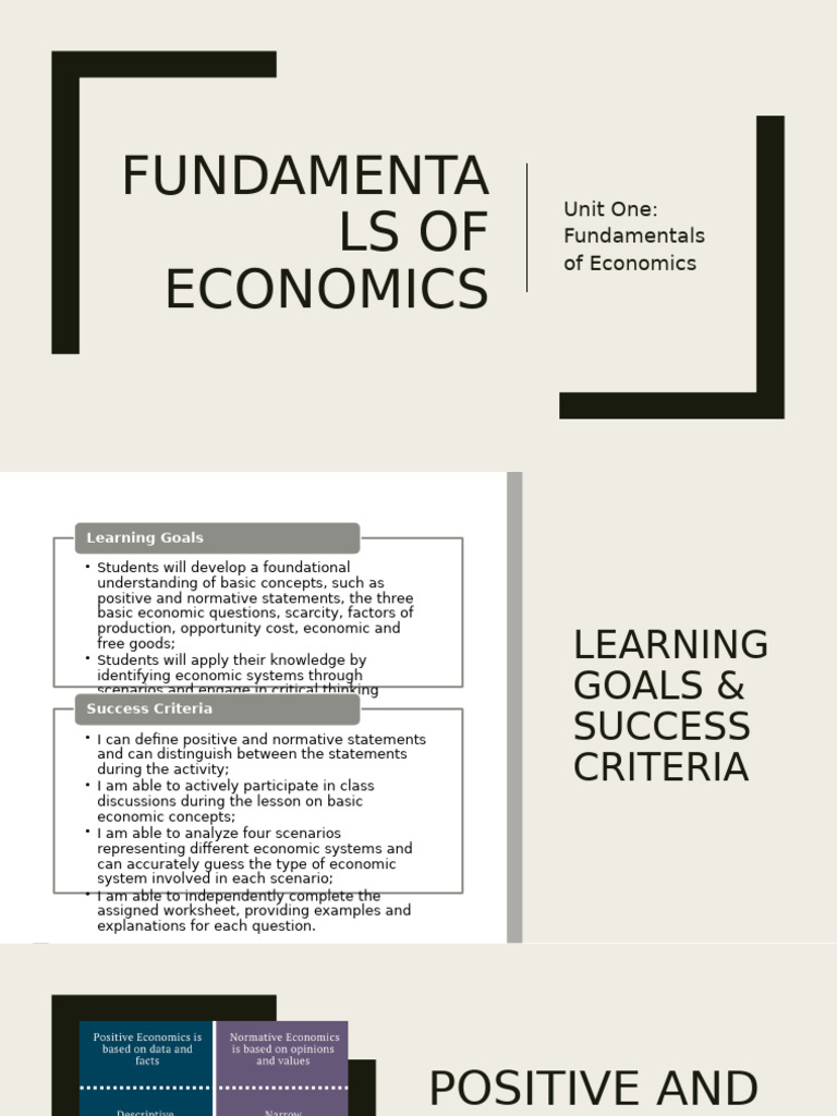 Basics of Economics: Key Concepts Explained | PDF | Economics | Economies
