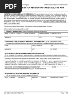 Physician's Report for Community Care Facilities | PDF | Tuberculosis ...