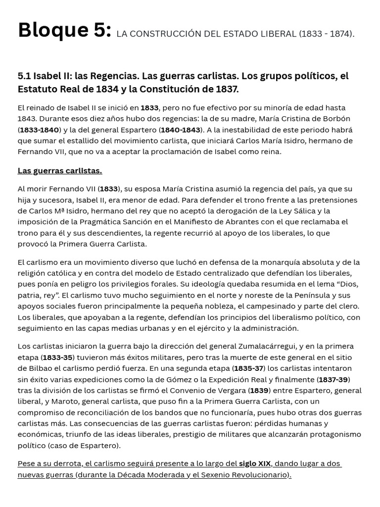 Bloque 5 | PDF | Gobierno | Gobierno de españa