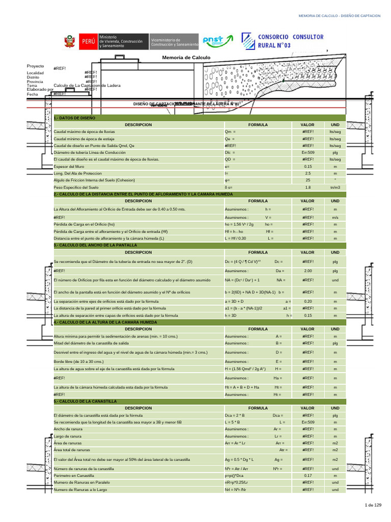 REPORTES SEWERCAD TOTAL OK | PDF | Ingeniería Química | Electrodoméstico