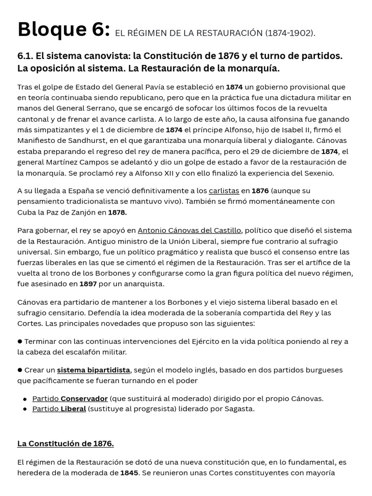 Bloque 6 | PDF | España | Cuba