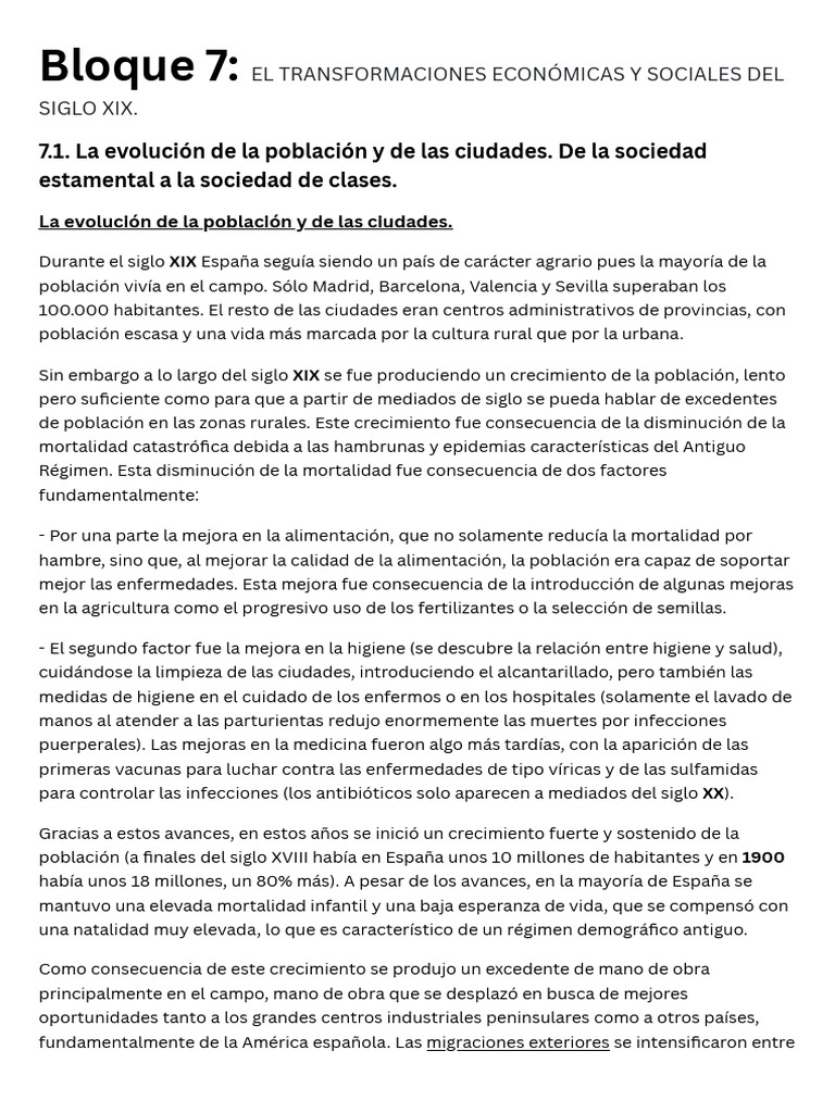 Bloque 7 | PDF | España | Economias