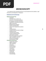 Bronchoscopy Procedure Note Sample | PDF | Pulmonology | Respiratory System