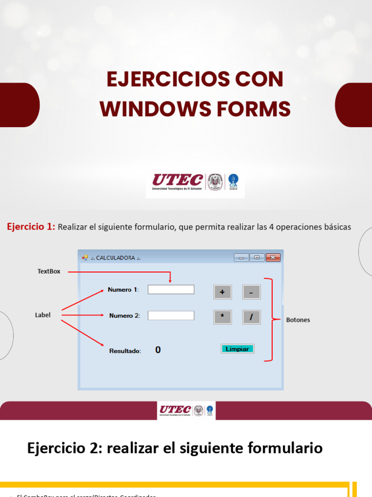 Ejercicios Con Formularios | PDF