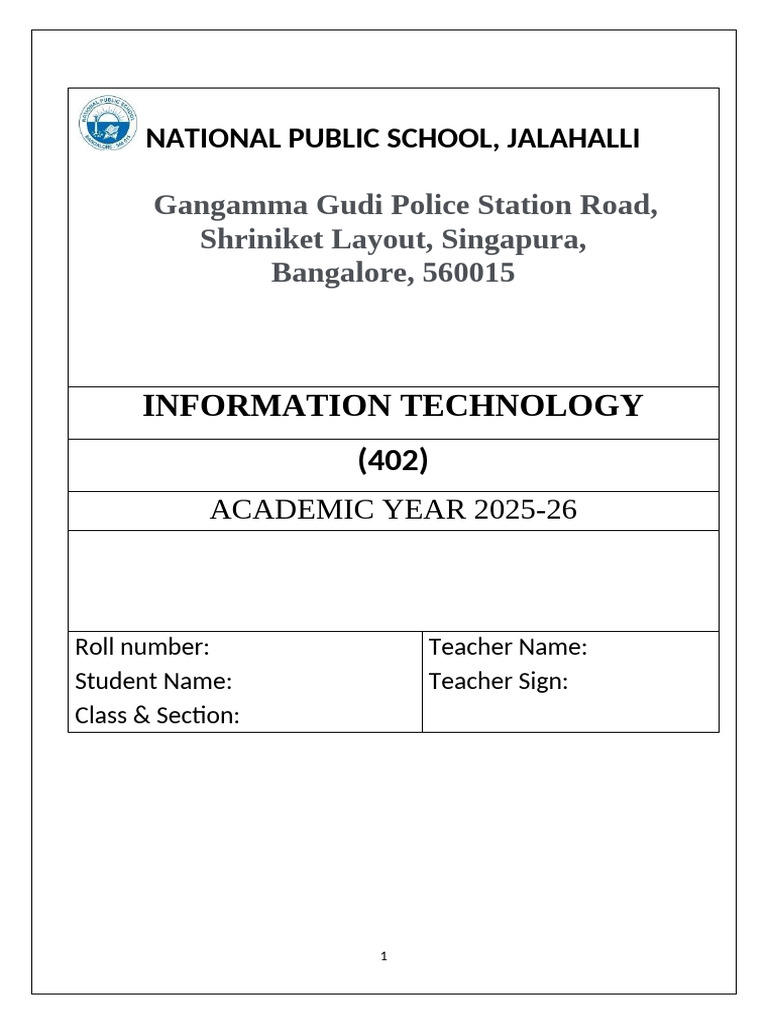 LibreOffice Projects for Students 2025-26 | PDF