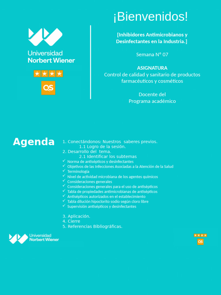 PPT - Sesión_de aprendizaje__ UPNW-GAC-FOR-069- 07 | PDF | Antimicrobiano