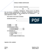Study & Conduct Certificate Form | PDF