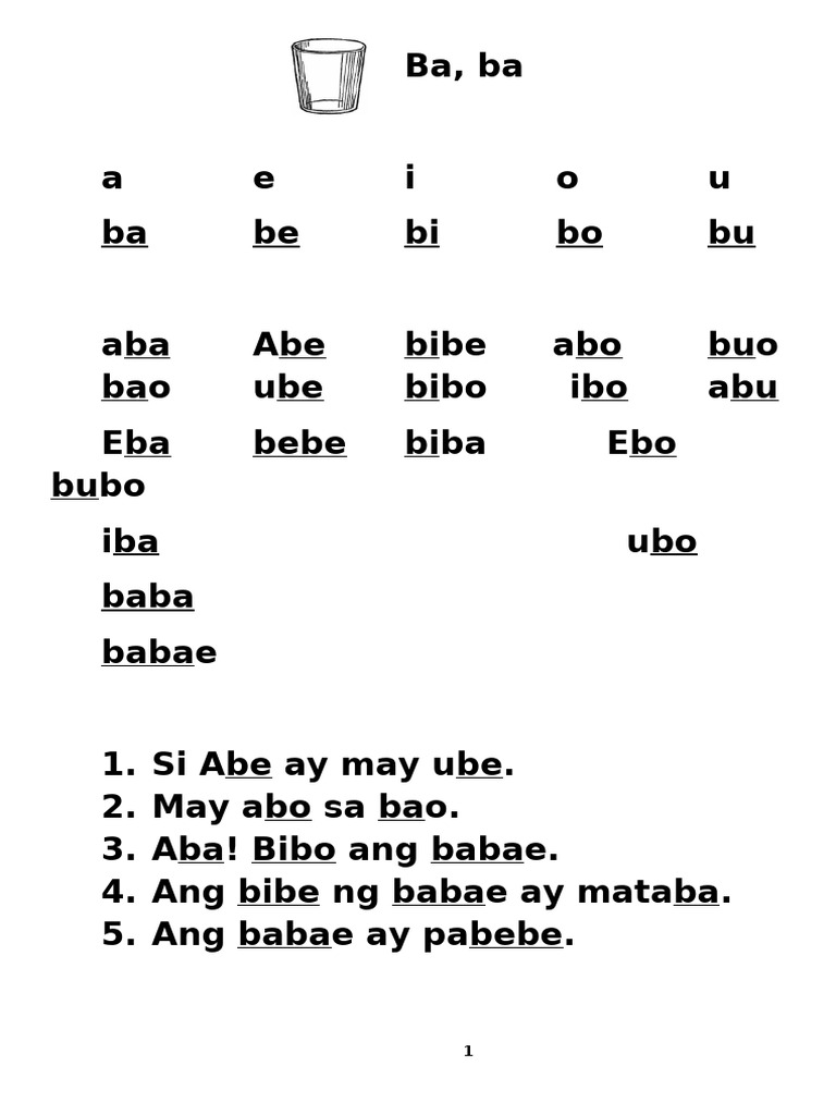 Magsanay Sa Pagbasa 4 | PDF