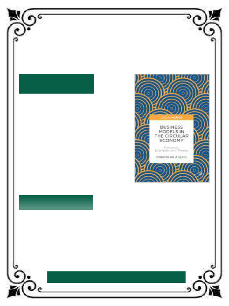 Business Models in the Circular Economy: Concepts, Examples and Theory ...