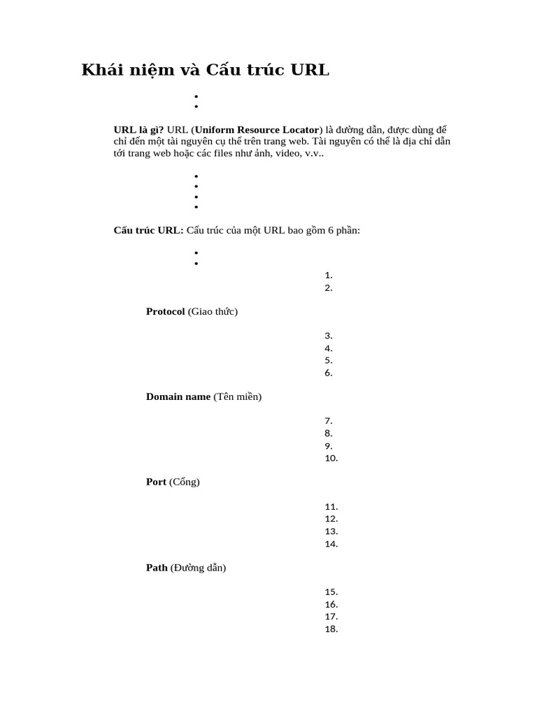 176.Tìm Hiểu Về Cách Sử Dụng URL | PDF