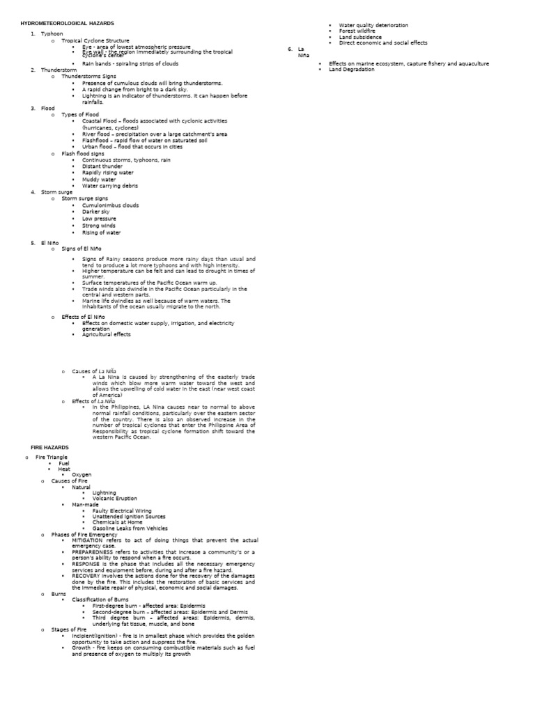 Drrr Reviewer | PDF | Tropical Cyclones | Disaster Risk Reduction
