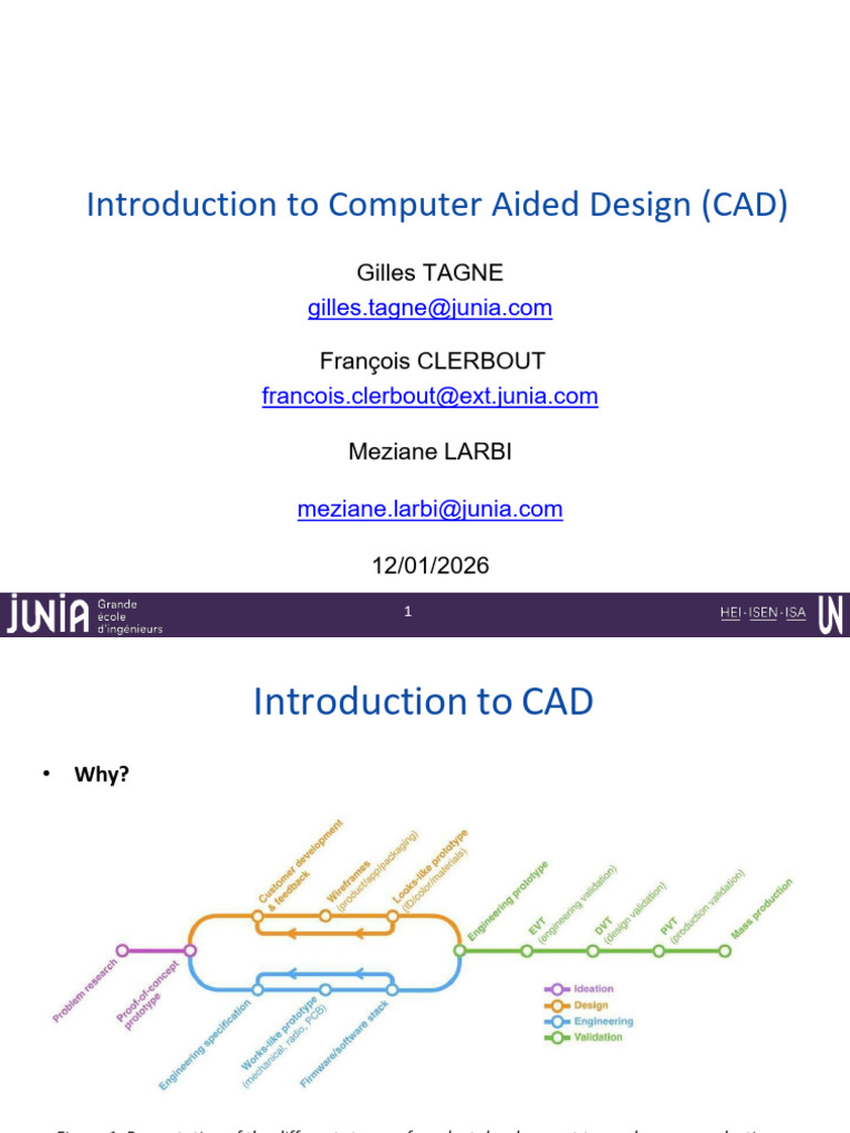 Introduction to Computer Aided Design | PDF | 3 D Printing | Secondary Sector Of The Economy