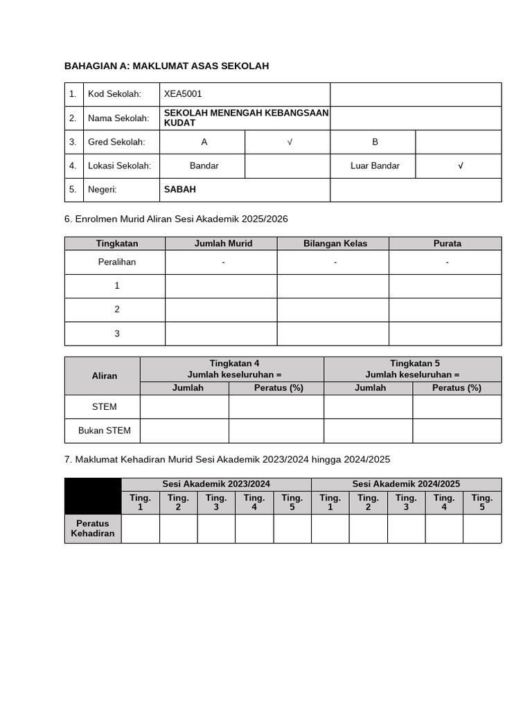 A Maklumat Sekolah STEM | PDF