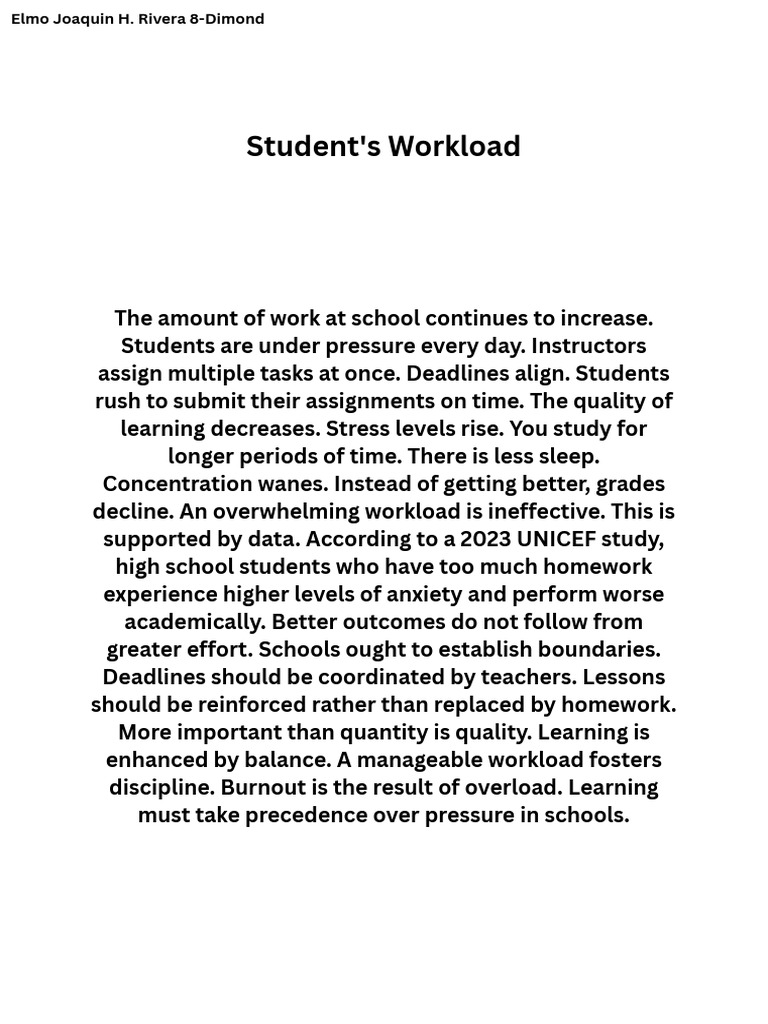 Student's Workload_20260112_080943_0000 | PDF